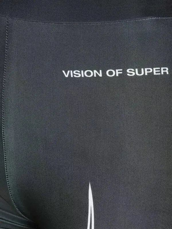 VISION OF SUPER Flame-print Leggings