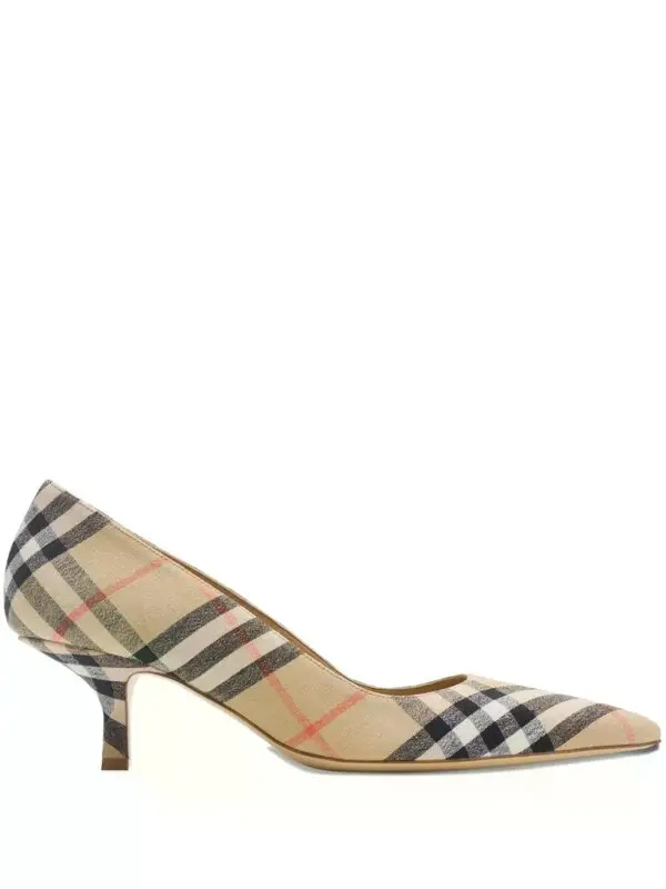 Burberry 55mm Check Dame Pumps