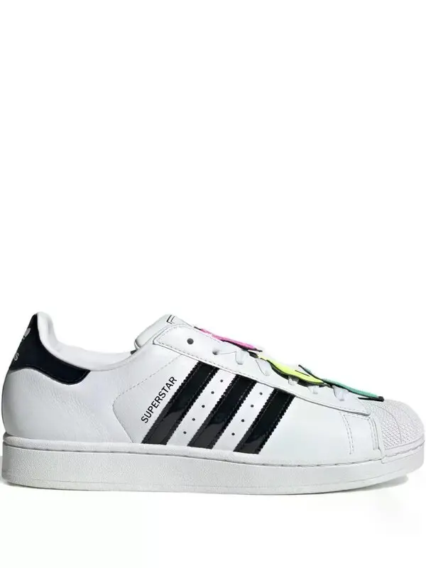 Adidas Superstar Ii Jeremy Scott Lace-up Perforated Sneakers