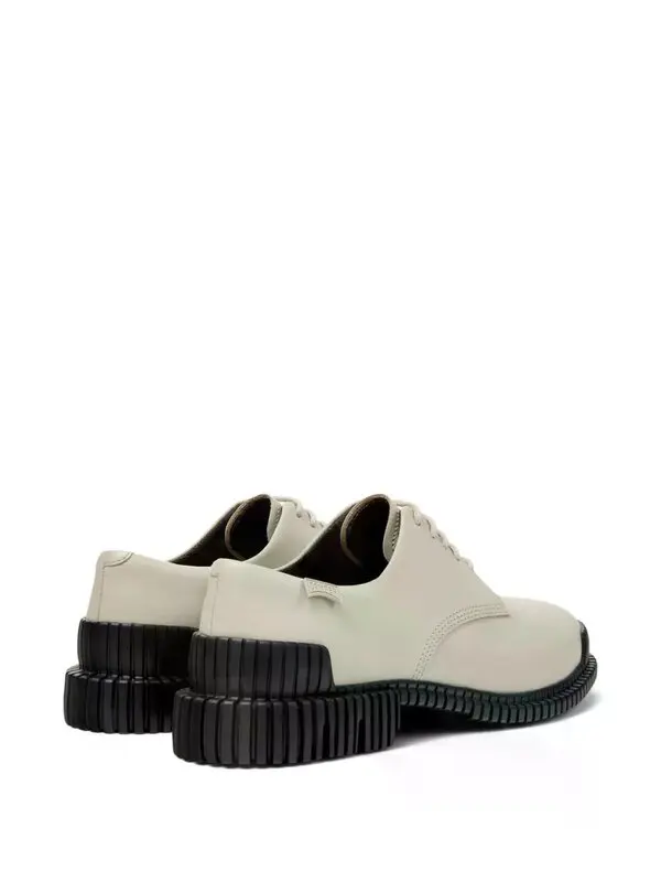 Camper Lace-up Almond Toe Flat Sole Shoes