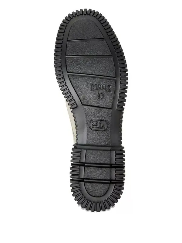 Camper Lace-up Almond Toe Flat Sole Shoes