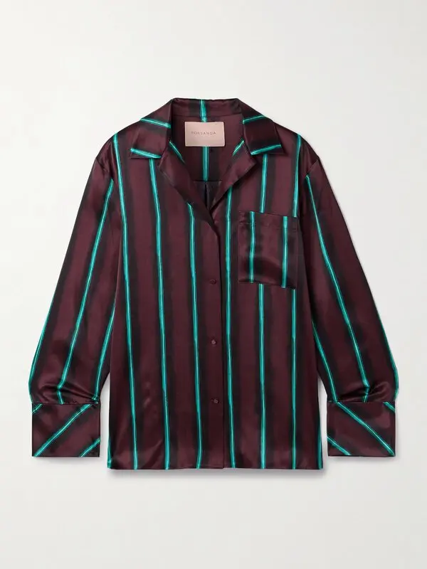 ROKSANDA Delan Printed Silk-satin Shirt - Multi