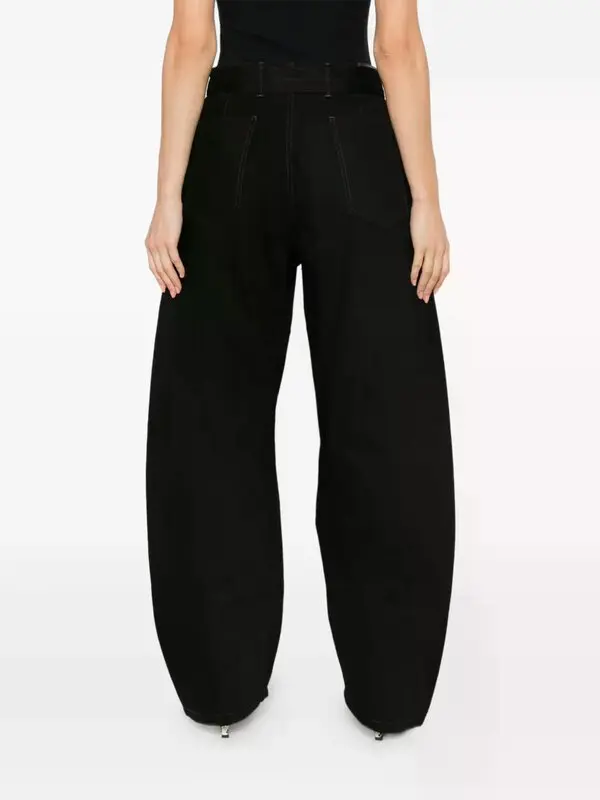 LEMAIRE Belted Jeans With Contrasting Seams