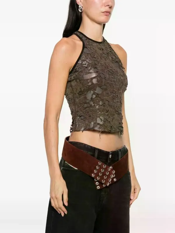 DIESEL® Distressed Halterneck Top