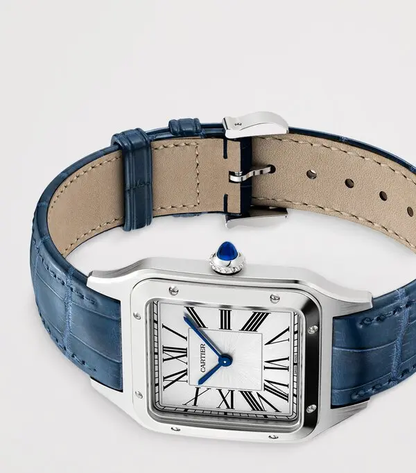 Cartier Stainless Steel Santos-dumont Watch - Silver