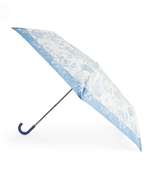 Harrods Toile Umbrella - Blue