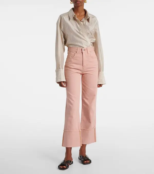 Veronica Beard Dylan Straight Leg Jeans In Blossom