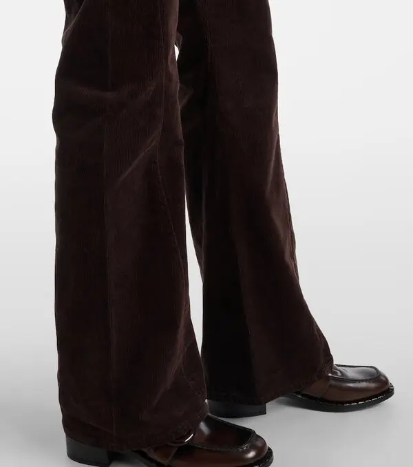 7 For All Mankind Twisted Corduroy Flared Trousers
