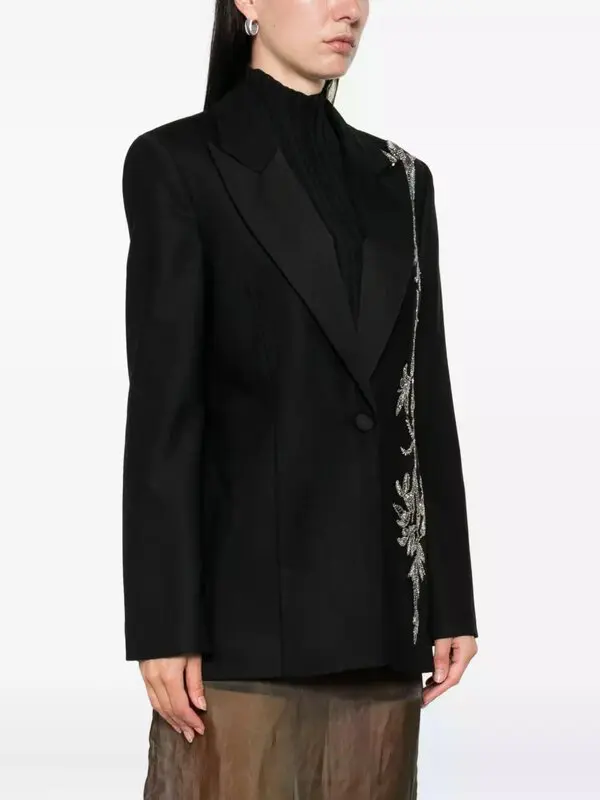 Costarellos Lesia Embellished Single-breasted Blazer