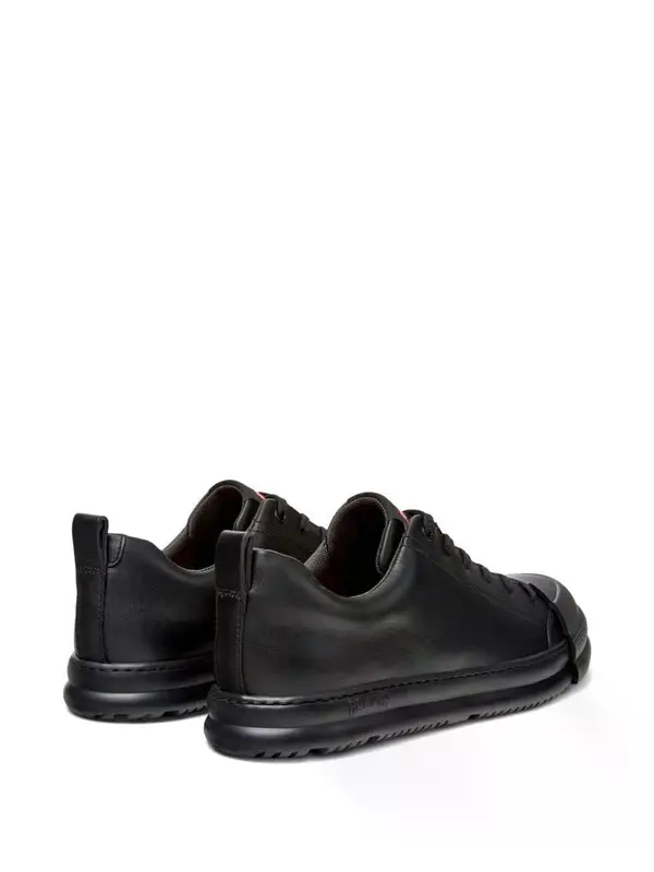 Camper Smooth Grain Leather Lace-up Sneakers With Rubber Toe Cap