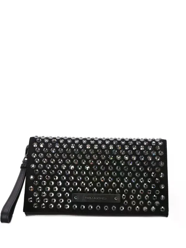 Karl Lagerfeld Crystal Embellished Clutch Bag