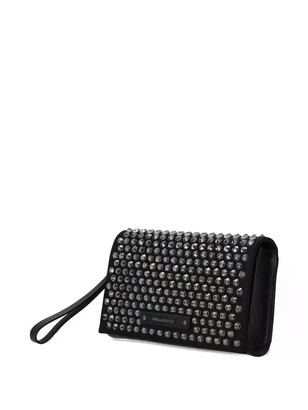Karl Lagerfeld Crystal Embellished Clutch Bag