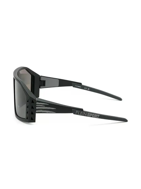 PLEIN SPORT The Wave Gen X.02 Oversize Sunglasses - Black