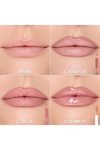Charlotte Tilbury Supernudes Lip Cheat Long-lasting Waterproof Lip Liner Duo - Fair