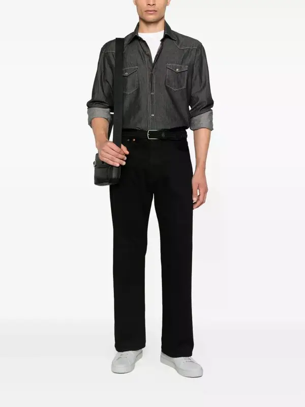 BARBA NAPOLI Cotton Pocketed Shirt