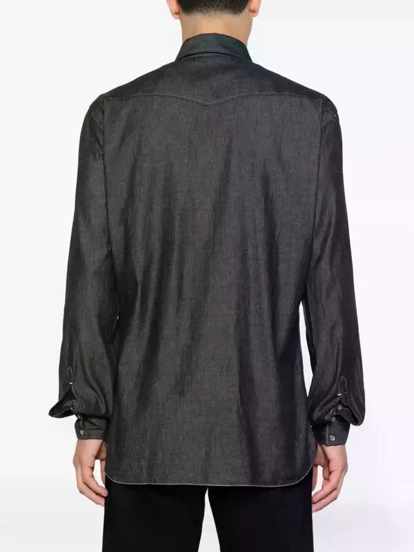 BARBA NAPOLI Cotton Pocketed Shirt