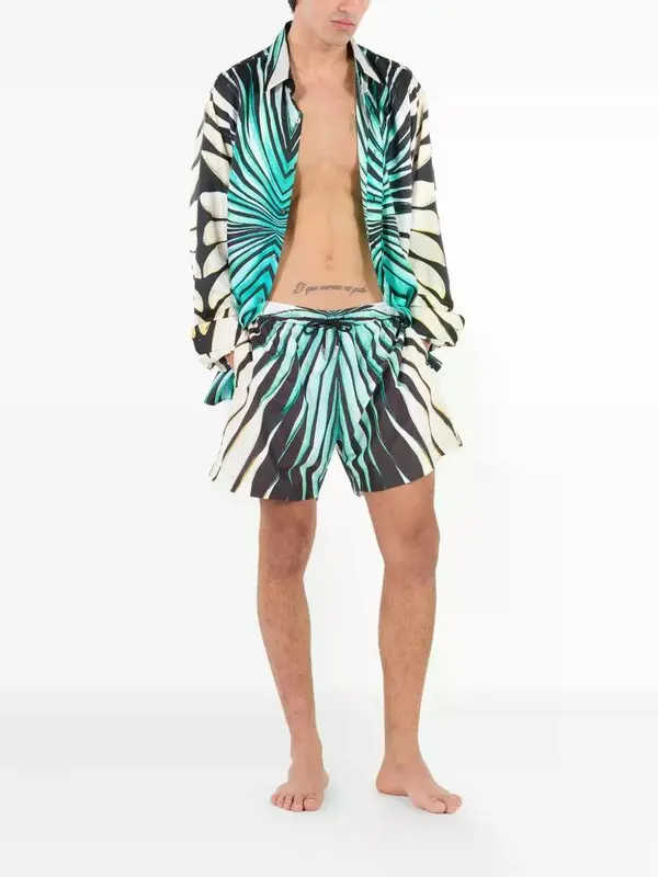 Roberto Cavalli Printed Button-up Shirt