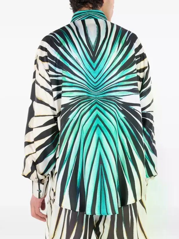 Roberto Cavalli Printed Button-up Shirt
