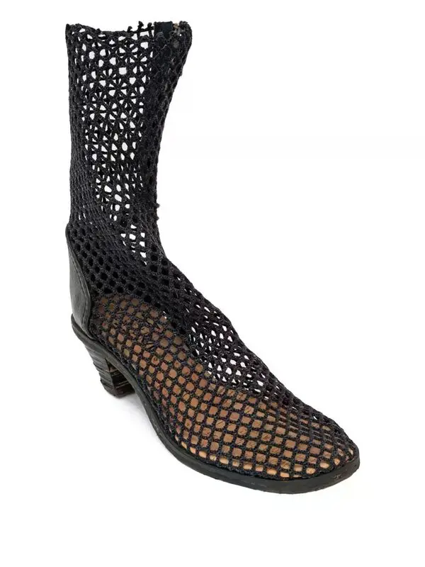 VERDURA SHOES Bitta Netted Heeled Boots