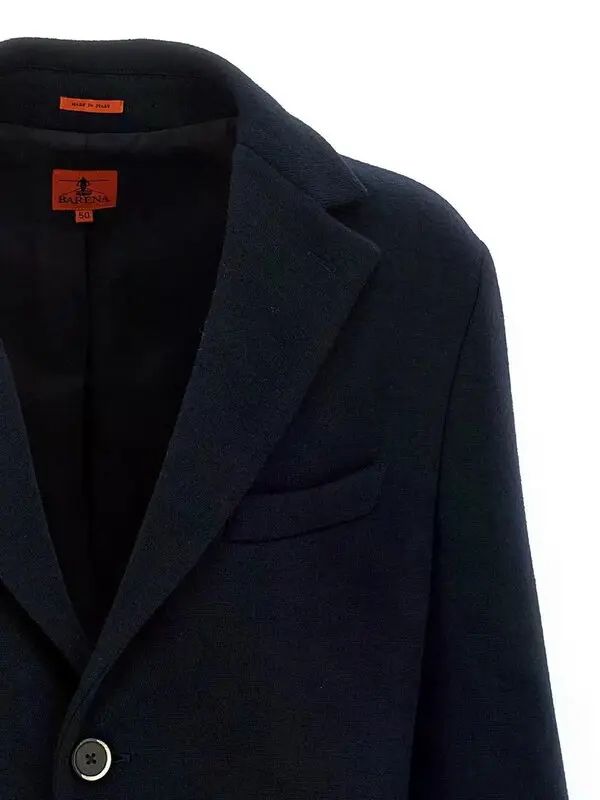 Barena Venezia Notched Lapel Wool-blend Single-breasted Coat