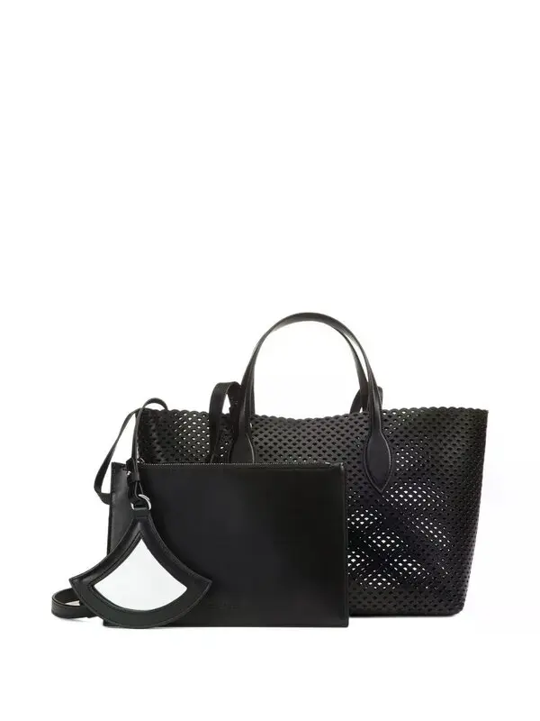 SERGIO ROSSI Mini Mermaid Perforated Tote Bag