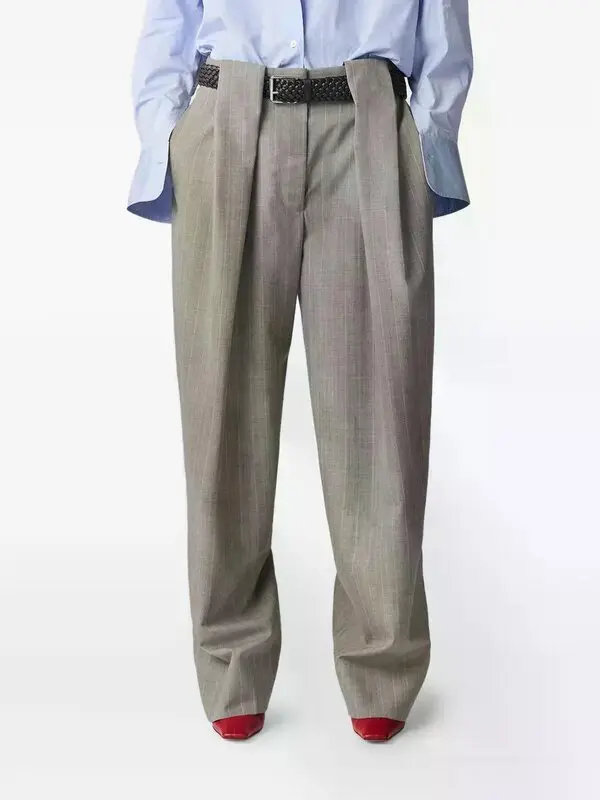 Stella McCartney Pinstripe Pleated Trousers