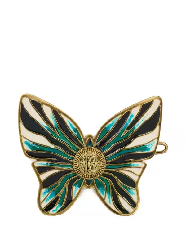 Roberto Cavalli Butterfly Hair Clip - Blue