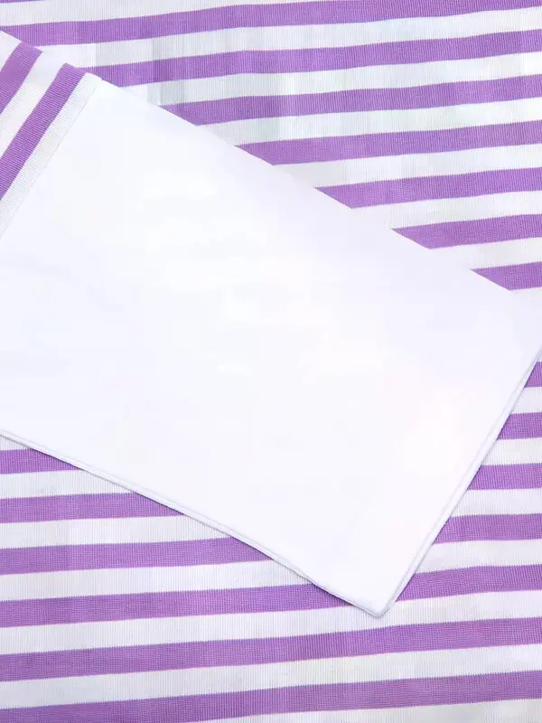 Play Comme Des Garcon Striped Heart-logo T-shirt