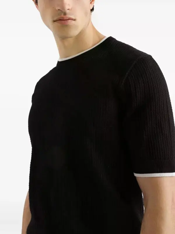 Dolce & Gabbana Ribbed Short-sleeve T-shirt