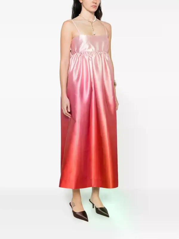 ALEMAIS Inez Ombré Midi Dress