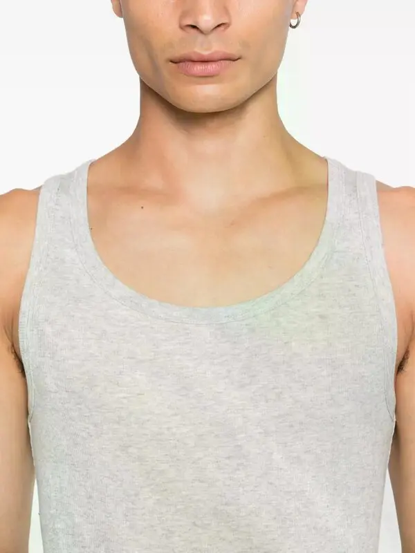 ENTIRE STUDIOS Ribbed Tank Top - Grey