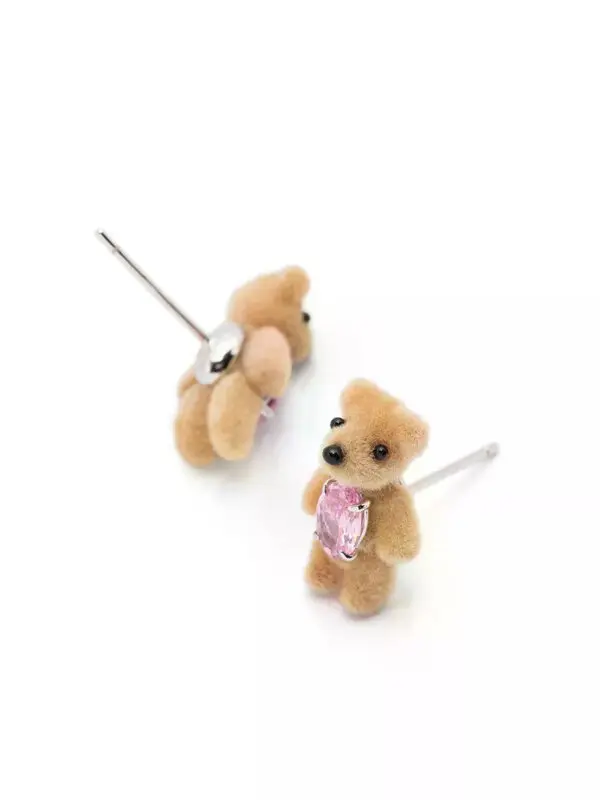 YVMIN Bear-motif Stud Earrings