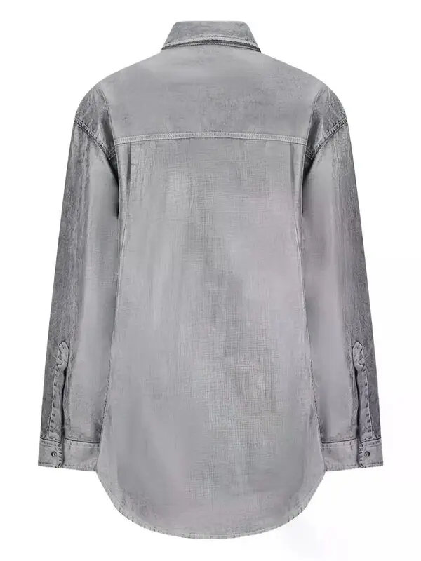 DARKPARK Denim-effect Collared Shirt
