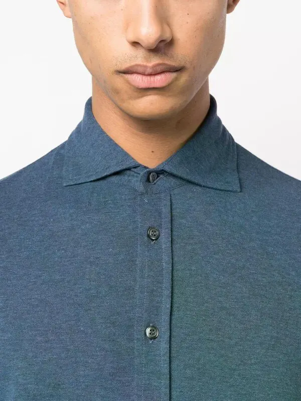 BARBA NAPOLI Long-sleeve Cotton Shirt