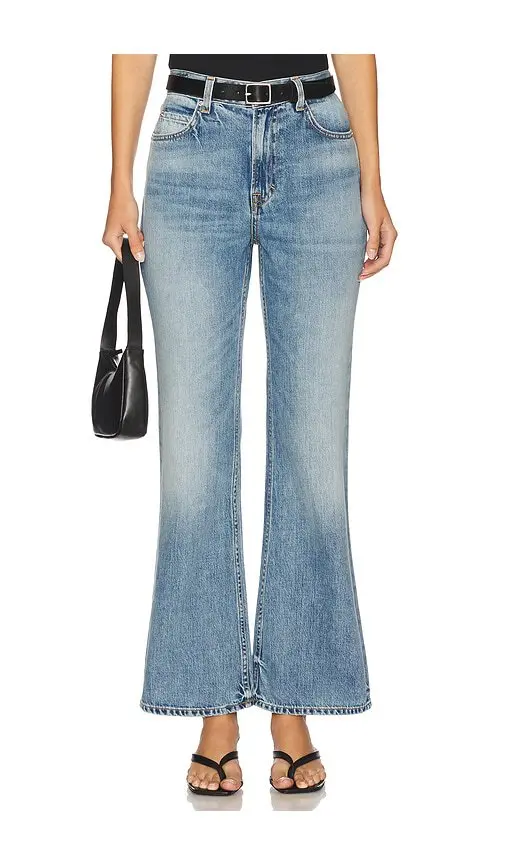 GRLFRND Danie Mid Rise Chill Boot Short Inseam Jeans