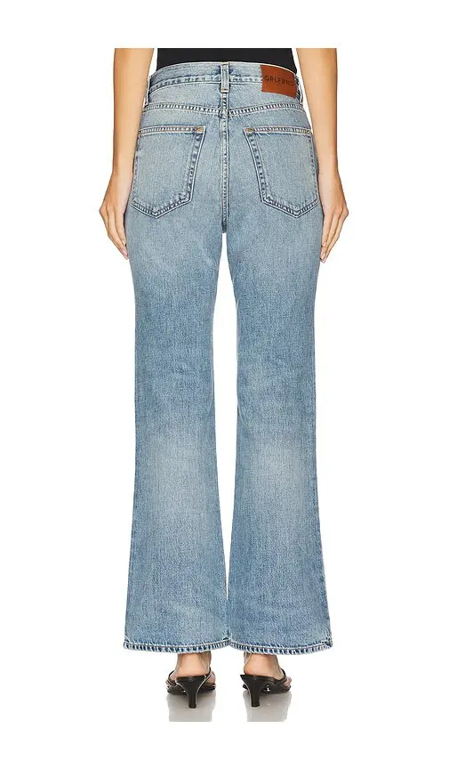 GRLFRND Danie Mid Rise Chill Boot Short Inseam Jeans