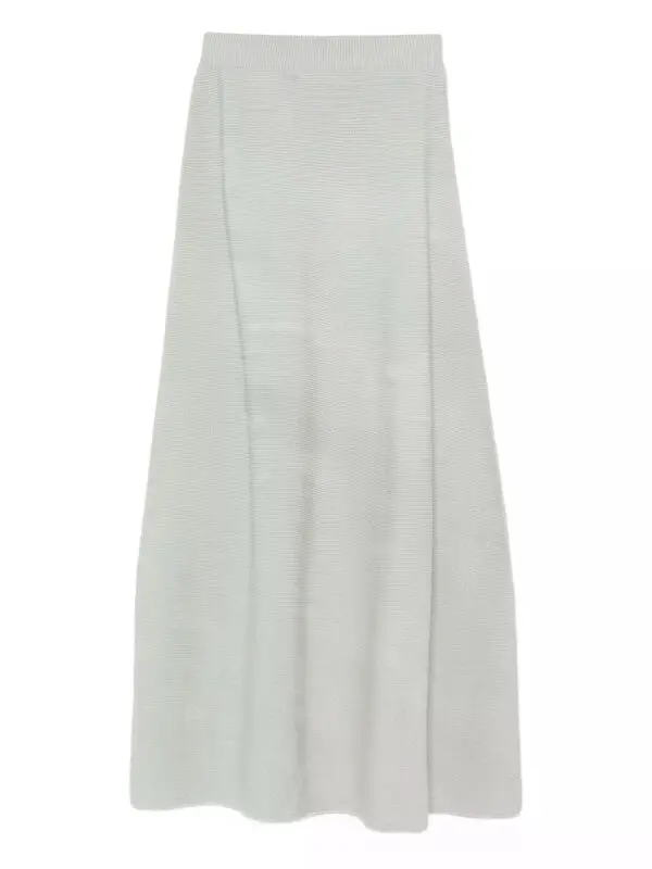 Christian Wijnants Ribbed Wool Midi Skirt