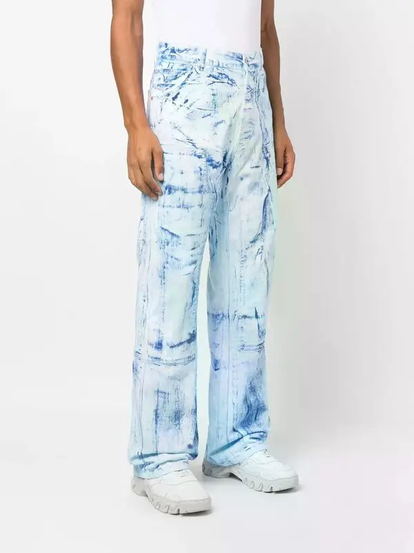 Heron Preston Distressed Effect Denim Jeans