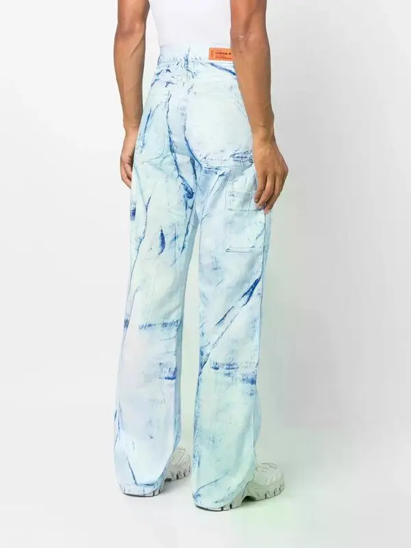 Heron Preston Distressed Effect Denim Jeans