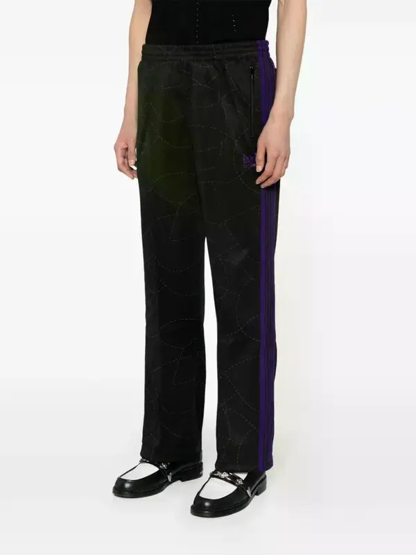 Needles Logo-embroidered Trousers