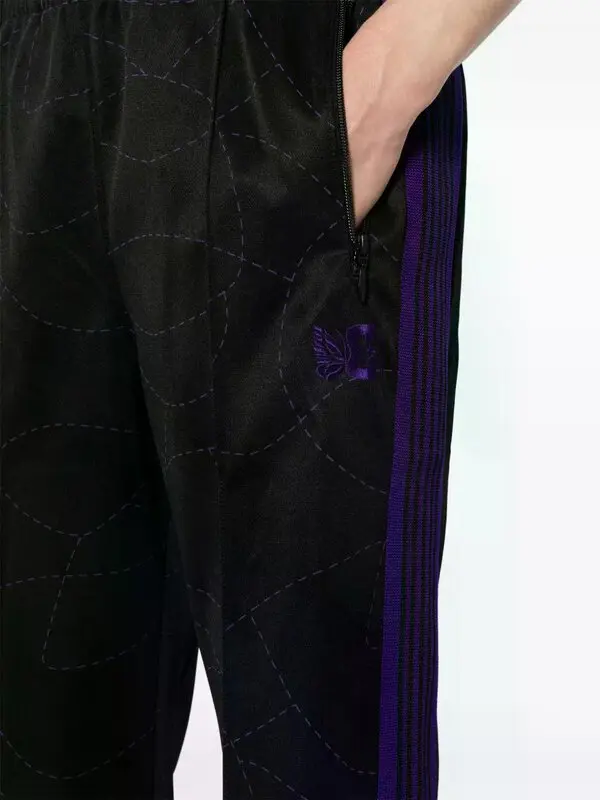 Needles Logo-embroidered Trousers