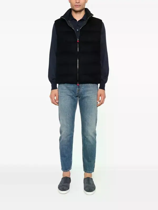 Kiton Quilted Zip-fastening Vest