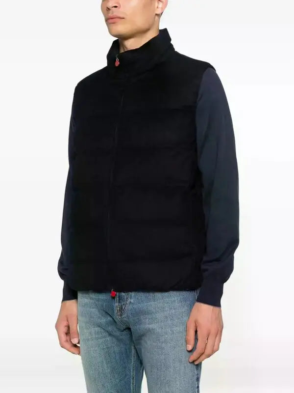 Kiton Quilted Zip-fastening Vest