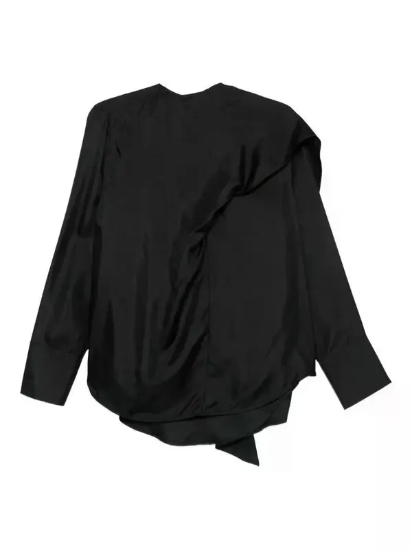 Christian Wijnants Tabia Asymmetrical Hem Shirt