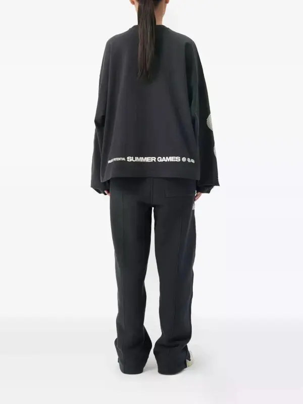 SUMMER GAMES Logo Print Long Sleeve T-shirt