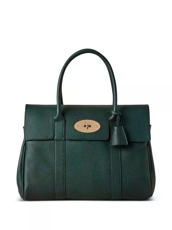 Mulberry Bayswater Grain-leather Tote Bag - Green