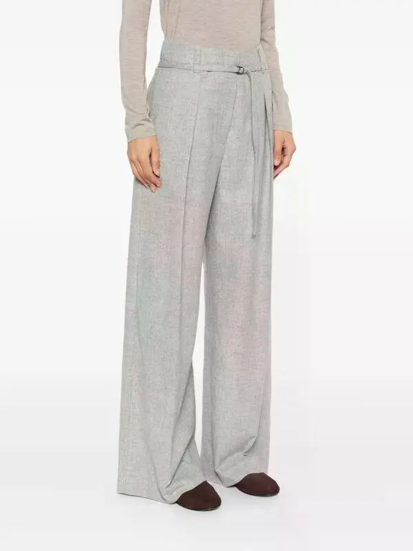 Brunello Cucinelli Pleated Belted Trousers