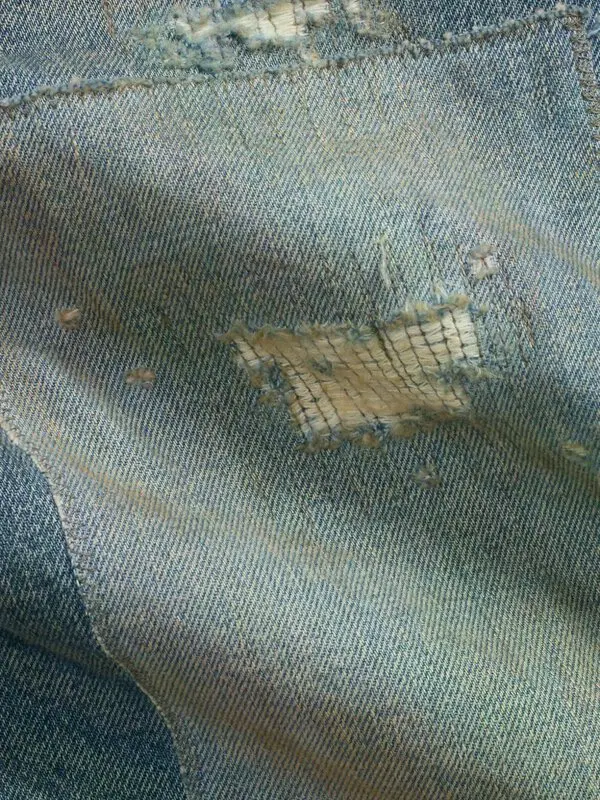 Ralph Lauren Distressed Patchwork Jeans