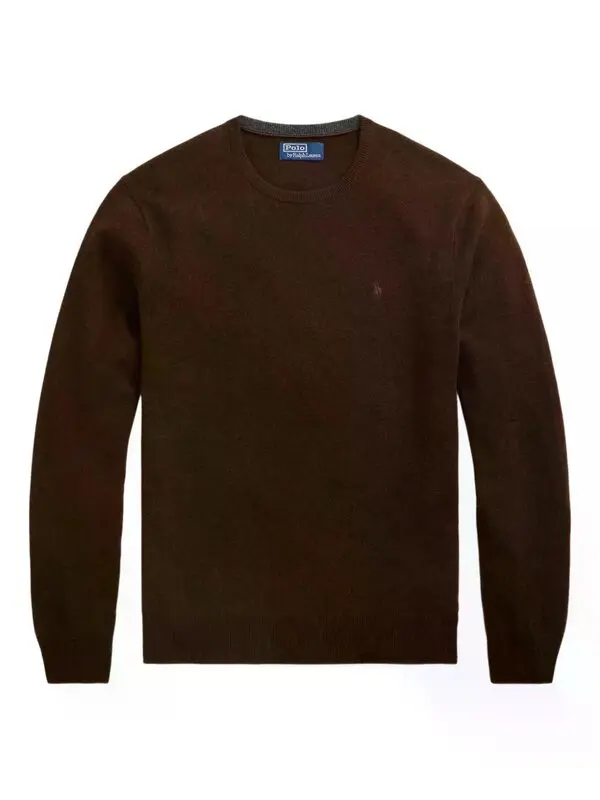 Polo Ralph Lauren Crew Neck Knit Sweater - Brown