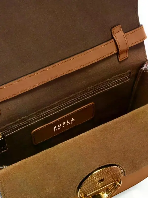 Furla Mini Sfera Flap Crossbody Bag - Yellow